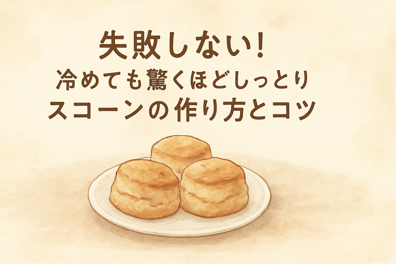 失敗しない！冷めても驚くほどしっとりスコーンの作り方とコツ | ひらめきノート